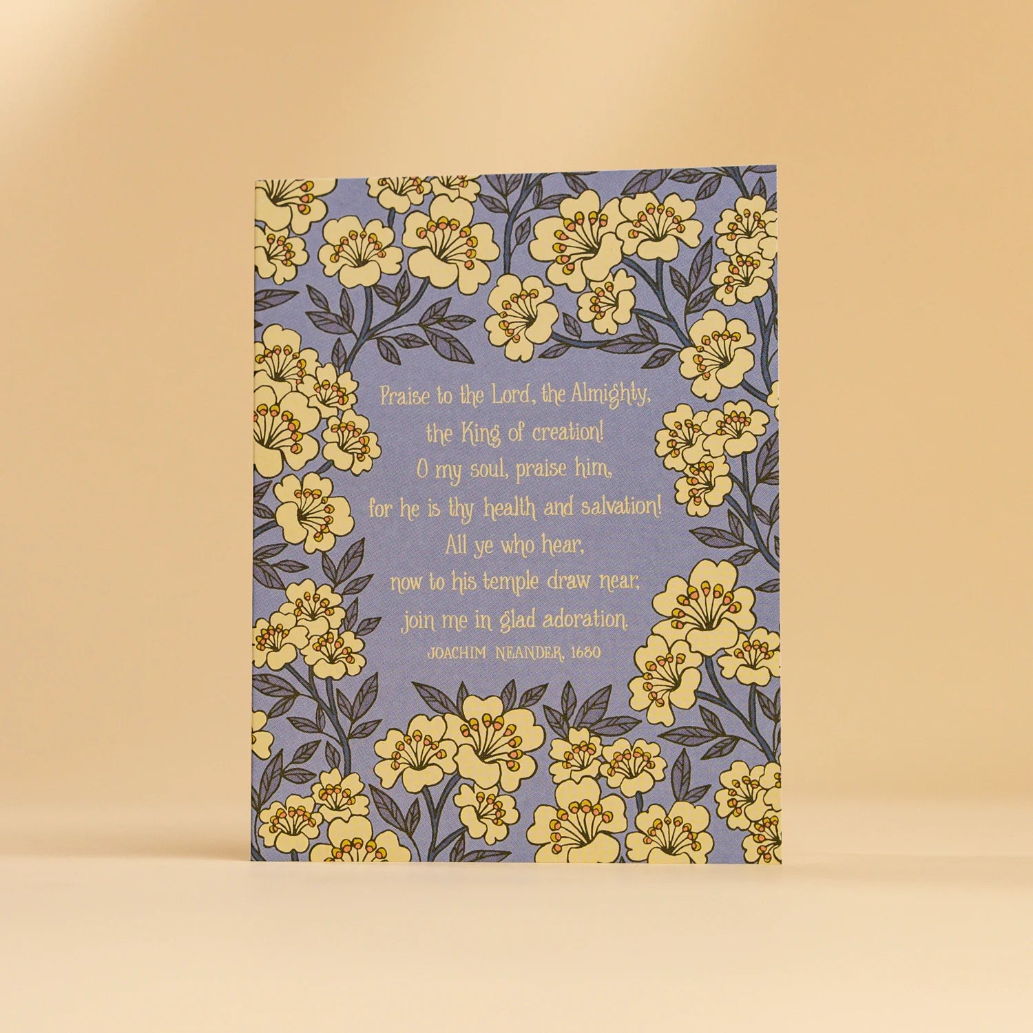 Praise To the Lord, the Almighty Hymn Greeting Card – Scent Library